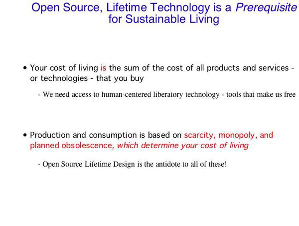 Slide 1 - Open Source Ecology