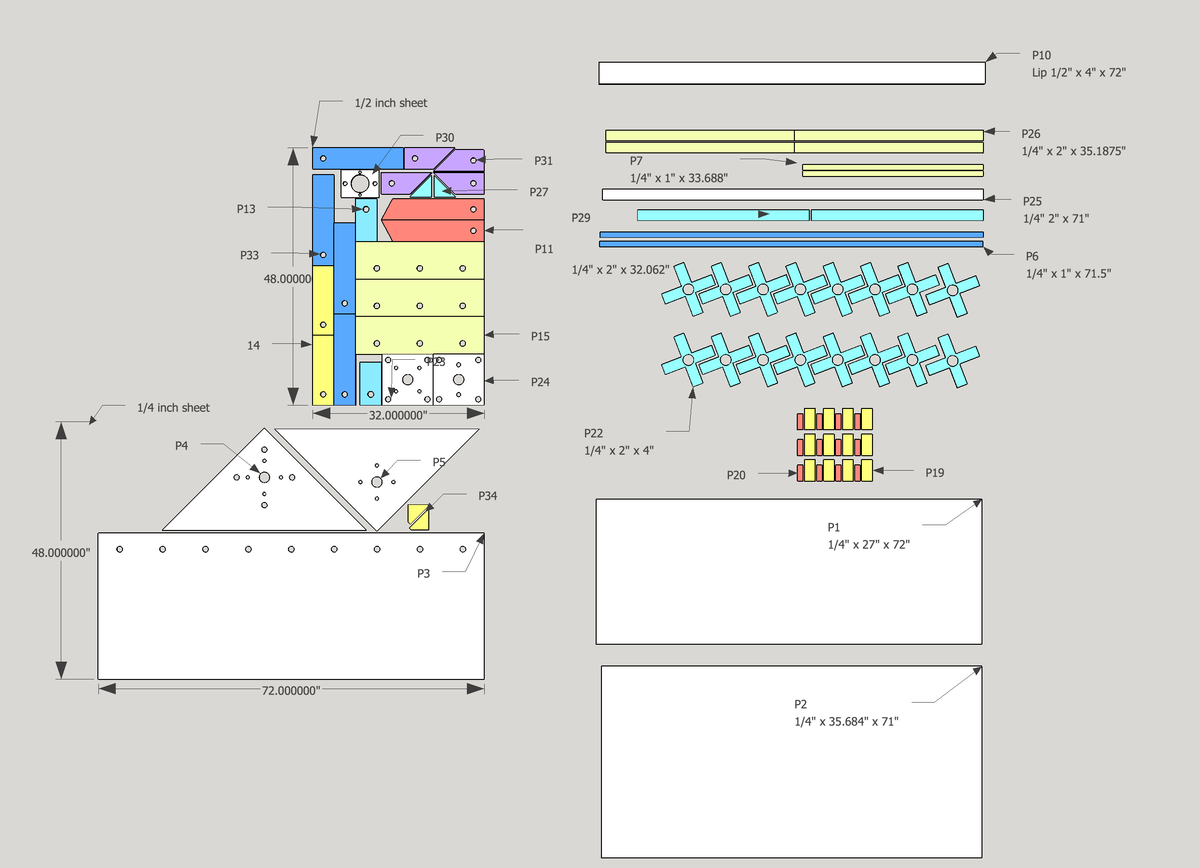 Soil Mixer - Overall Machine - Fabrication Drawings - Open Source Ecology Soil Mixer - Overall Machine - Fabrication Drawings - Open Source Ecology