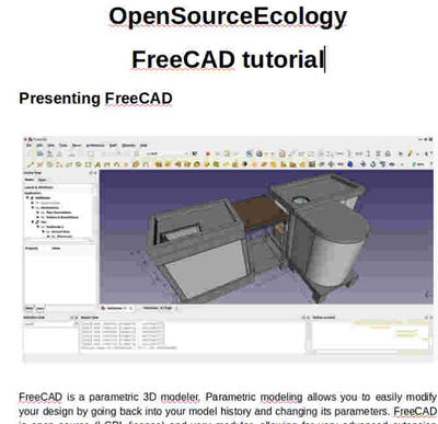 FreeCAD Architecture Tutorial - Open Source Ecology