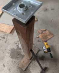 Post Anchor Installation - Open Source Ecology