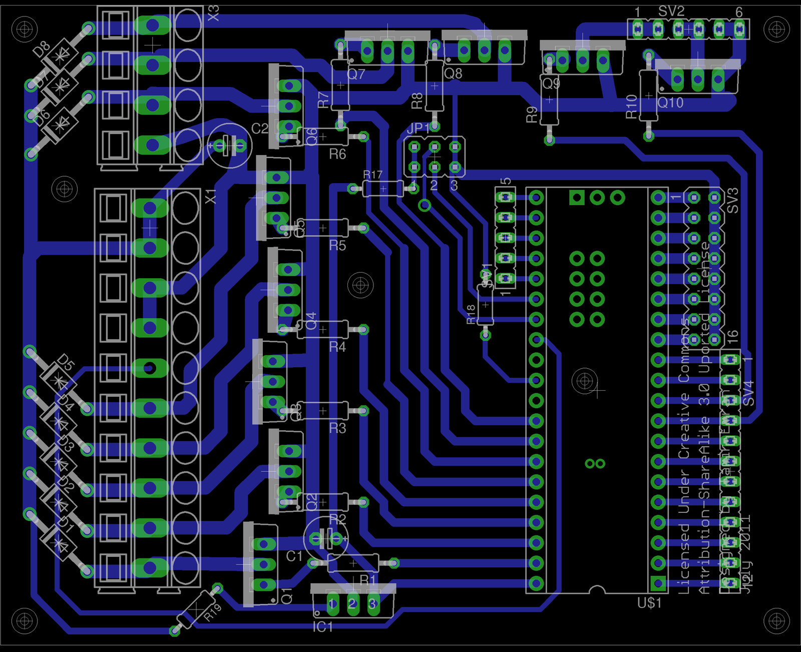 CEB Press 6 - Overall Machine - Electronics Layout - Open Source Ecology